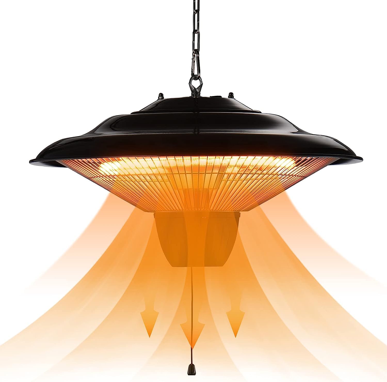Airo Comfort Outdoor Patio Heater, 1500W Electric Hanging Patio Heater
